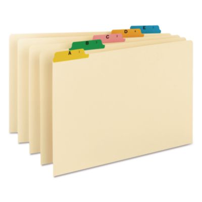 Smead Alphabetic Top Tab Indexed File Guide Set | SMD52180 | Wynn Depot ...