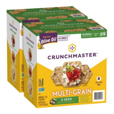 Crunchmaster® 5-Seed Multi-Grain Crunchy Oven Baked Crackers ...